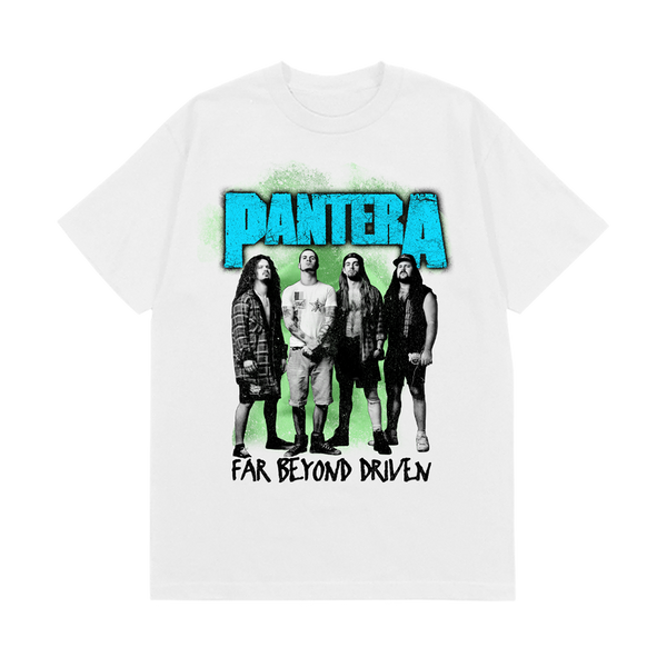 Far Beyond Driven White T-Shirt - Pantera Official Store