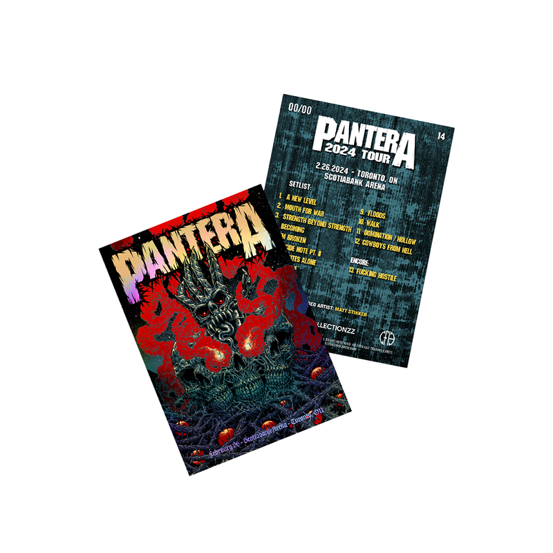 Pantera 2024 Tour Foil Trading Card Set - Pantera Official Store