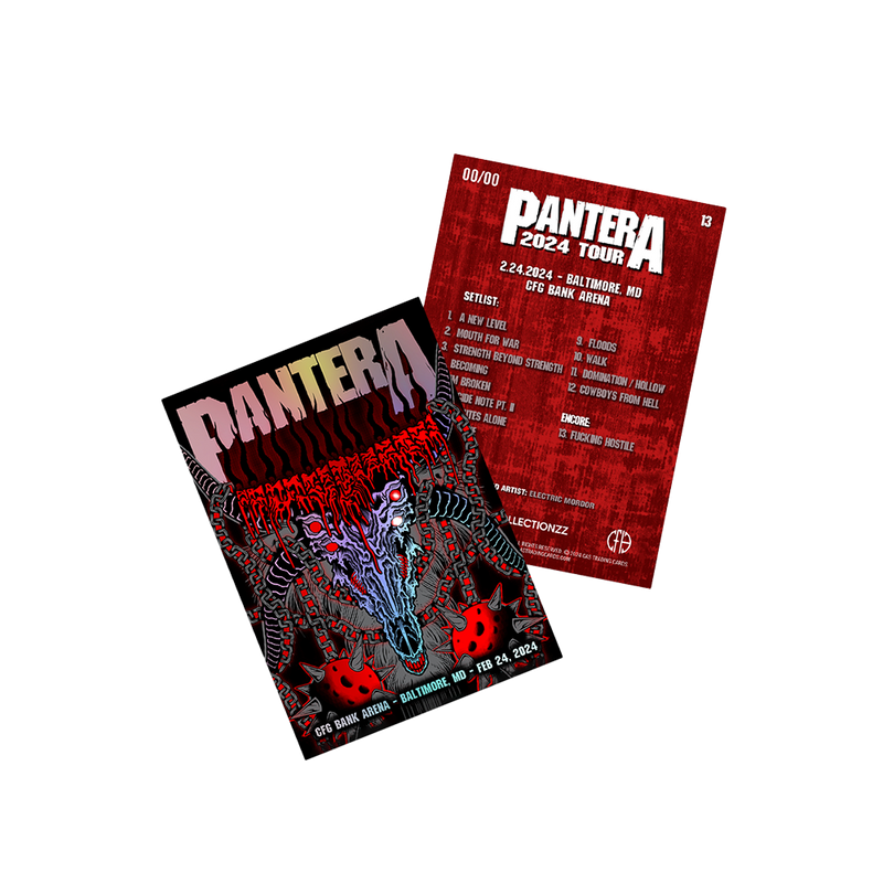 Pantera 2024 Tour Foil Trading Card Set - Pantera Official Store