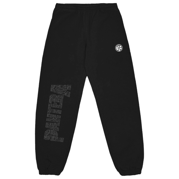Angry Logo Black Joggers - Pantera Official Store