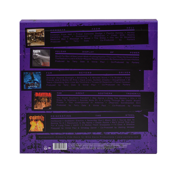 THE COMPLETE STUDIO ALBUMS 1990-2000 (PICTURE DISC BOXED SET) - Pantera ...