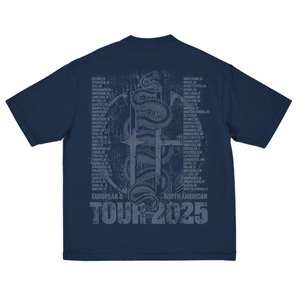 Navy Snake CFH 2025 Tour T-Shirt - Pantera Official Store