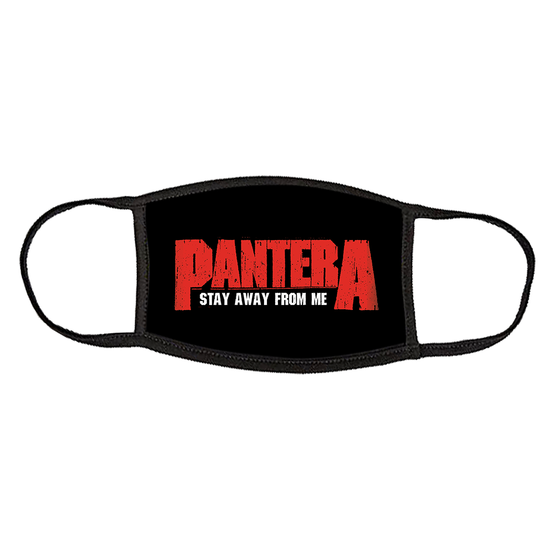 PANTERA LOGO STAY AWAY CLOTH FACE COVERING - Pantera Official Store